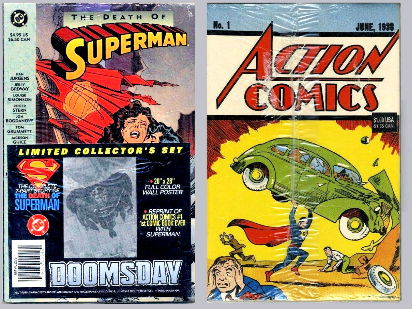 Death of Superman (1992) – Action Comics #1 Reprints